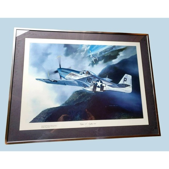 Art | Maj George E Preddy Jr Fighter Mustang Cripes A Mighty 3rd By ...